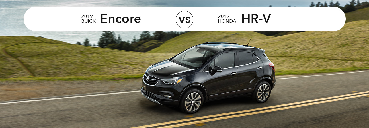 The 2019 Buick Encore vs. the 2019 Honda HR-V: Subcompact CUV Showdown